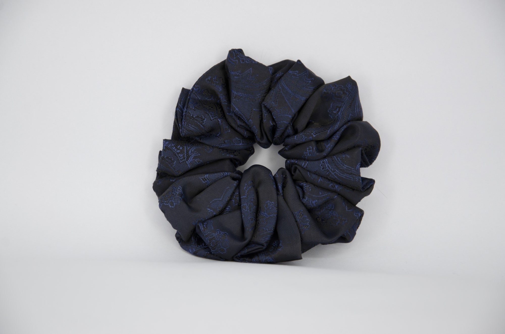 Equi-Jewel by Emily Galtry (37) Navy Paisley Single Colour Scrunchie ...