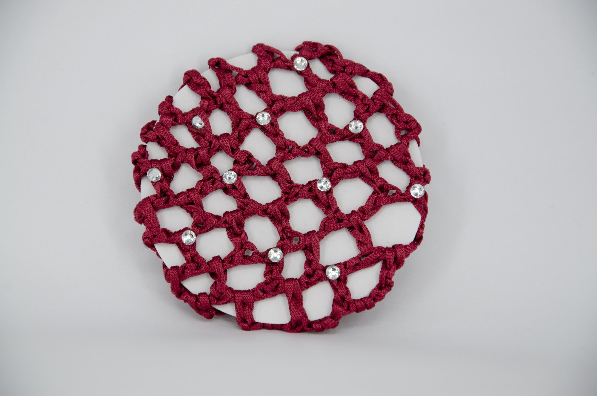 Equi-Jewel by Emily Galtry Burgundy Bun Net with Clear Swarovski ...